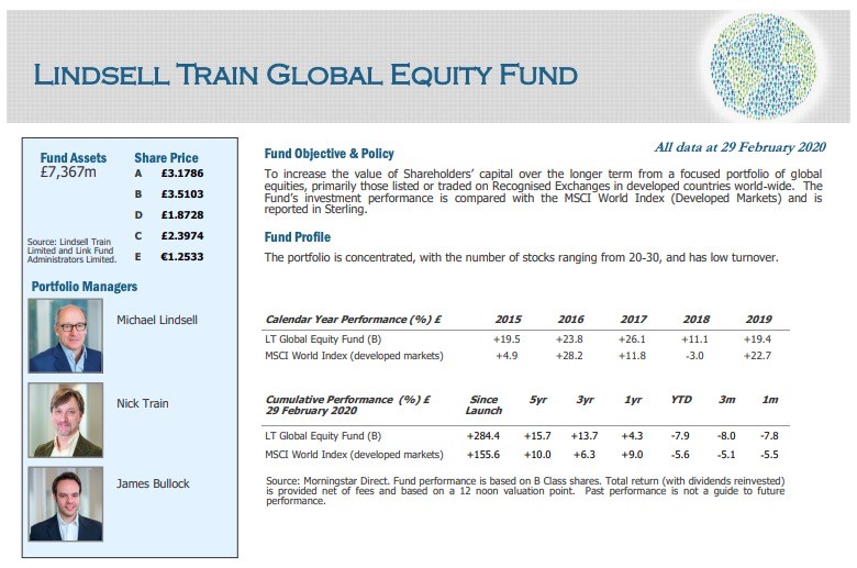Lindsell Train Global Equity Fund – Manager’s Report - Ethical Offshore ...